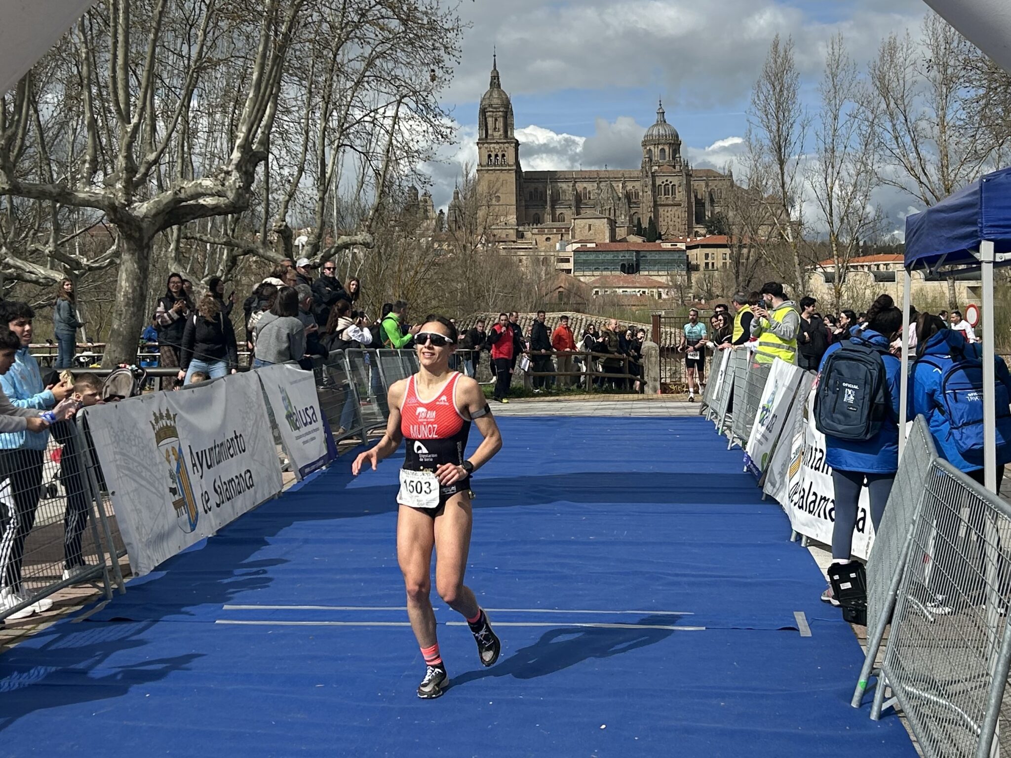 Marina Muñoz conquista el Duatlón de Salamanca