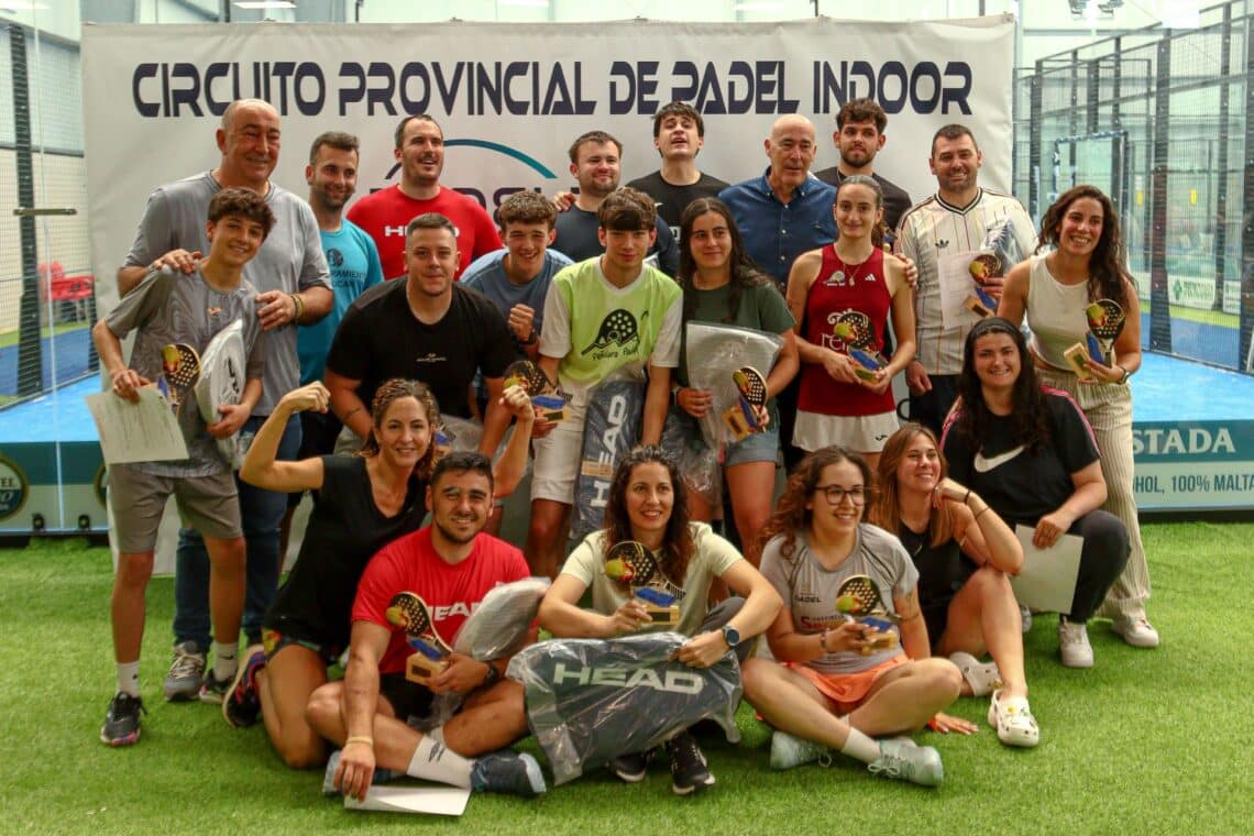 El Circuito Provincial de Pádel corona a sus campeones